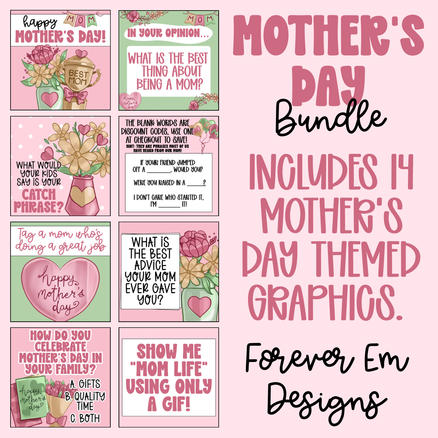 Mother’s Day Bundle – Forever Em Designs