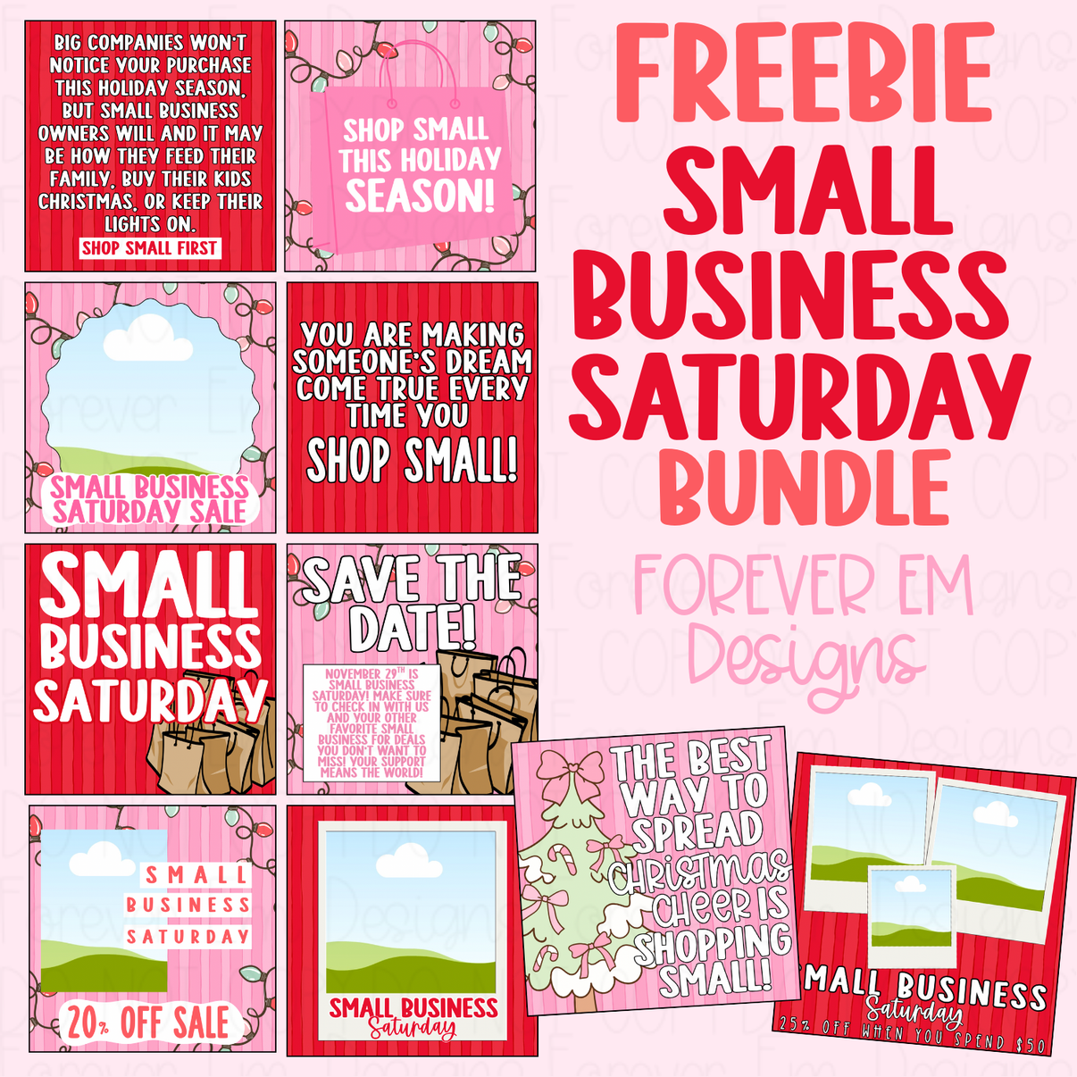 Small Business Saturday Bundle – Forever Em Designs
